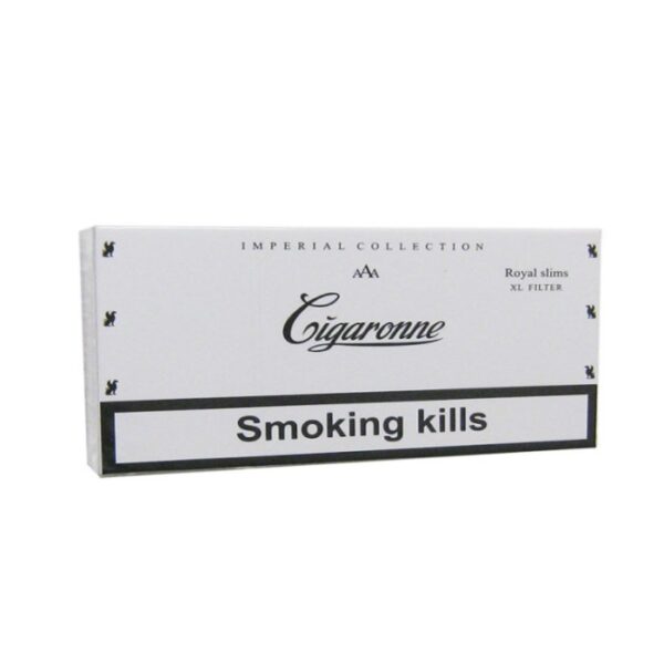 Cigaronne Royale Slims White | Sophisticated Cigarette | Cigarettesclub